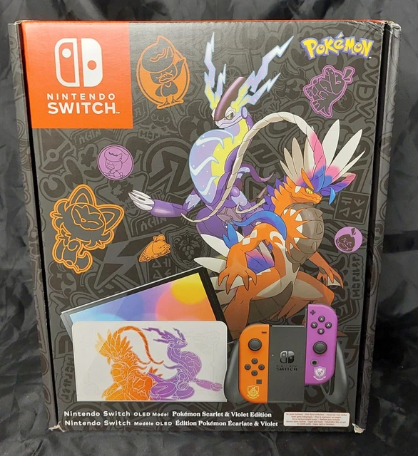 NINTENDO SWITCH CONSOLE (OLED Model) Pokemon Karmesin & Purple Edition ...