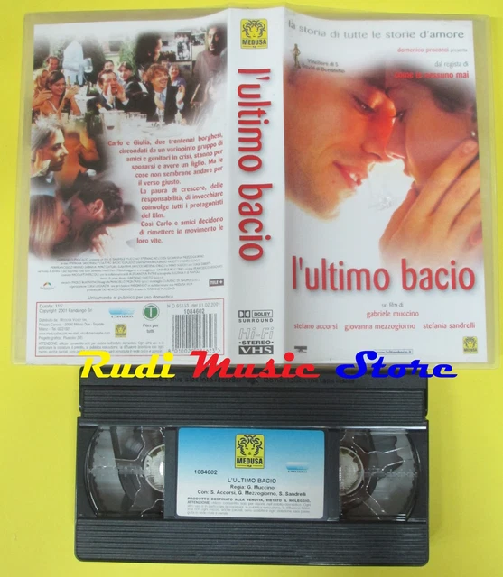 FILM*VHS L'ULTIMO BACIO 2001 gabriele muccino stefano accorsi MEDUSA ...