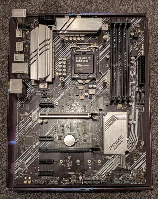 ASUS PRIME Z490-P Motherboard - Intel LGA 1200 - ATX (Boxed) £95.00 ...