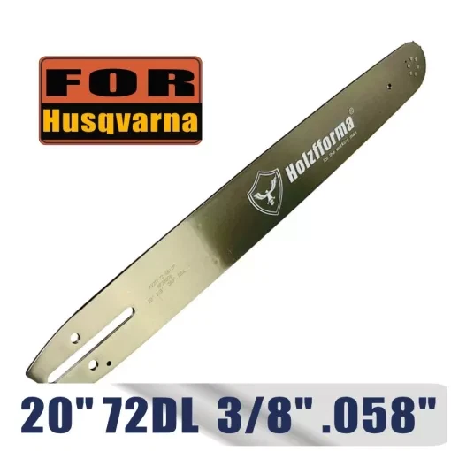 20& HOLZFFORMA CHAINSAW Guide Bar Fit Many Husqvarna Saw 3/8" Pitch ...