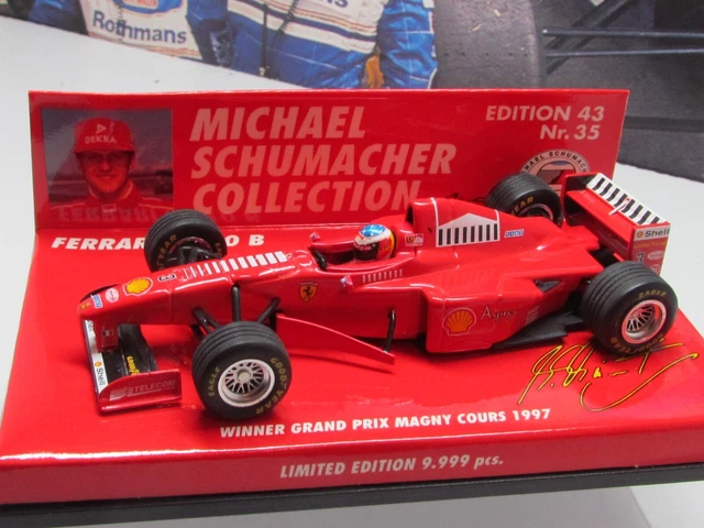 MINICHAMPS /F1 1997 Ferrari F310B - Michael Schumacher - 1/43 Scale ...