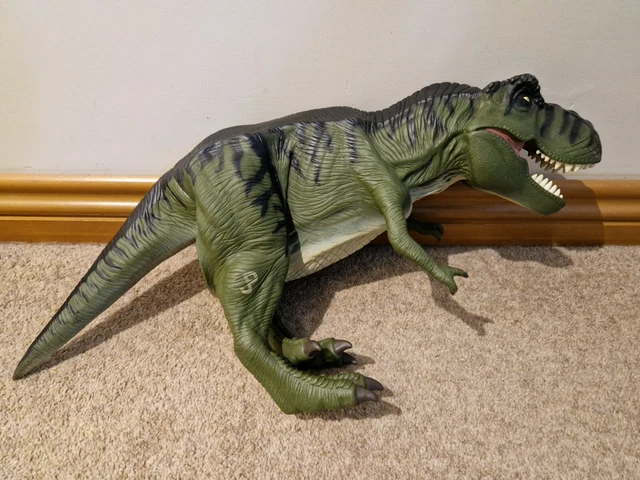THE LOST WORLD Jurassic Park T-Rex Super Action Full Body Puppet 1996 ...