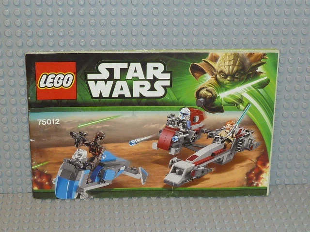 LEGO® STAR WARS Building Instructions 75012 BARC Speeder with Sidecar ...