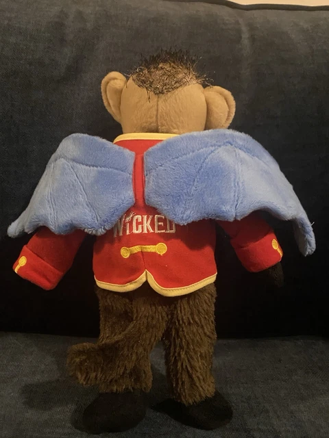 WICKED THE MUSICAL Flying Monkey Soft Plush Toy Chistery The Wizard Of ...