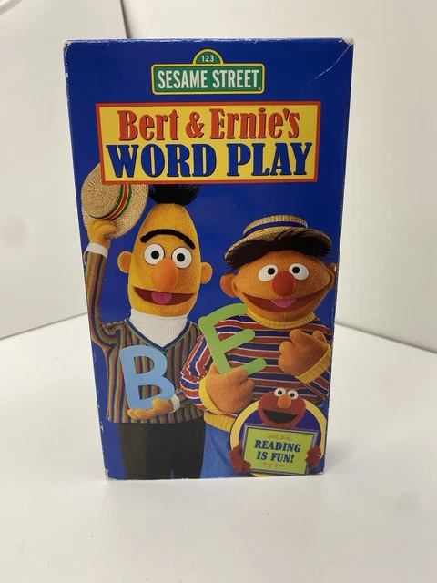 SESAME STREET BERT and Ernies Word Play VHS 2002 Classic Cartoon Movie ...
