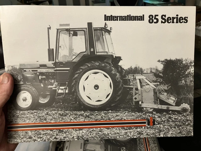 INTERNATIONAL HARVESTER IH 85 series spec tractor brochure 485 585 685 ...