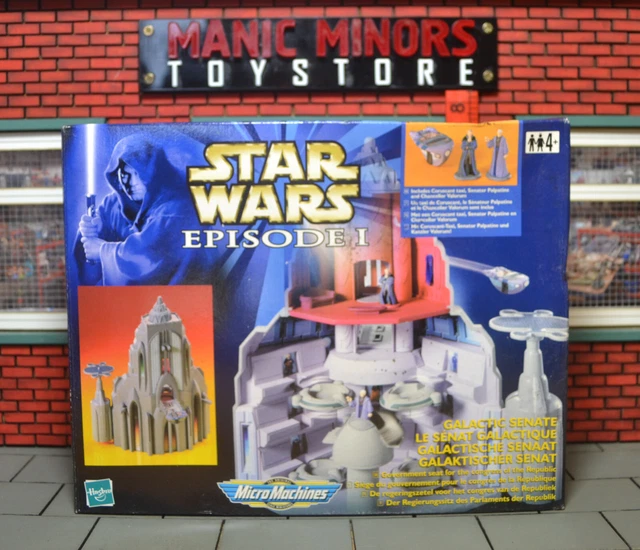 MICRO MACHINES GALOOB Playset - Star Wars Episode 1 - Galactic Senate £ ...