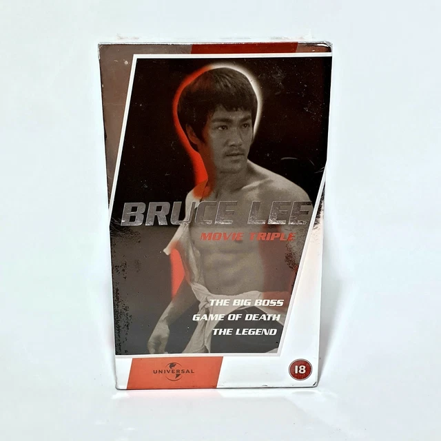 BRUCE LEE VHS Movie Triple The Big Boss, Game Of Death, The Legend NEW ...