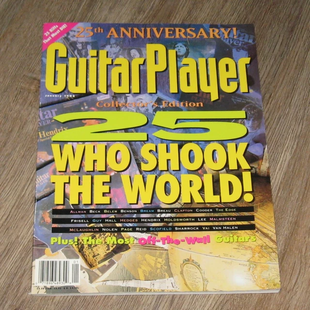MAGAZINE GUITARISTE JEFF BECK Eddie Van Halen STEVE VAI Duane Allman ...
