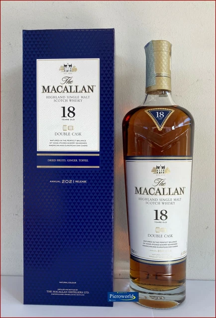 THE MACALLAN 18 years old DOUBLE CASK 2021 release Single Malt Scotch Whisky EUR 468,00 ...