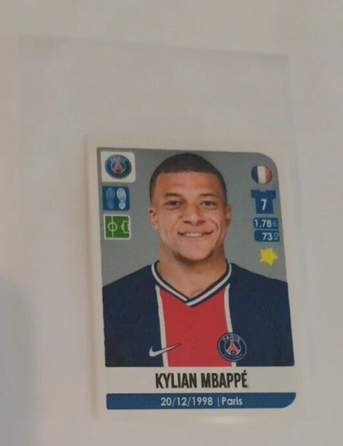IMAGE STICKER CROMO n°420 Kylian MBAPPE Paris PSG France PANINI FOOT ...
