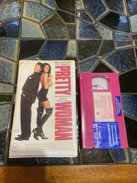 PRETTY WOMEN VHS Ex Rental Clamshell Rare Pink Video Tape $60.00 ...