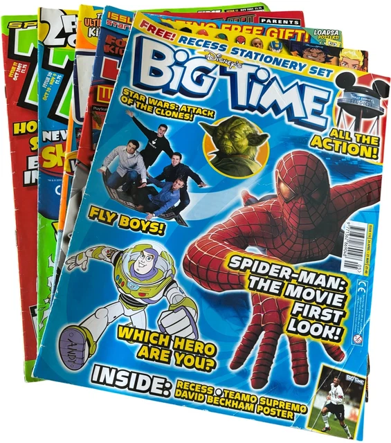 VINTAGE MAGAZINES BUNDLE Jetix Toxic Disney Big Time 6156 £68.00 ...