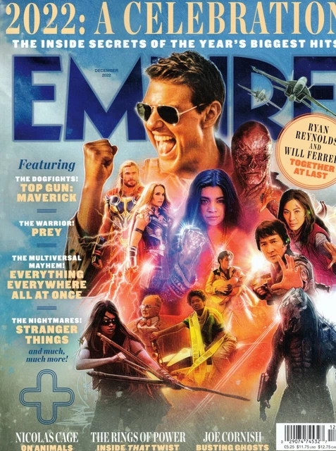 EMPIRE MAGAZINE DECEMBER 2022 Inside Secrets Year's Biggest Hits A ...