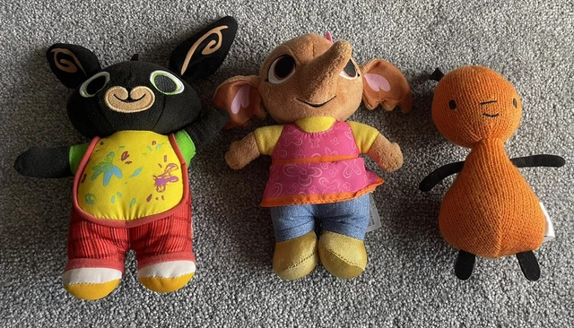 BING BUNDLE - Bing Bunny, Sula and Flop Cuddly Soft Toys Cbeebies ...