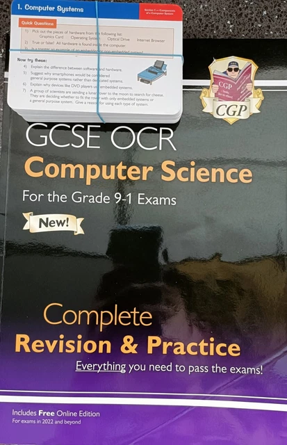 GCSE OCR COMPUTER Science Revision Guide with Free revision cards £12. ...
