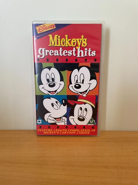 MICKEY'S GREATEST HITS Mickey Mouse RARE VHS Disney Video PAL - Disney ...