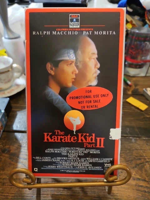 THE KARATE KID 2 II VHS Promo Tape 1986 Red RCA Cobra Ki Columbia Video ...