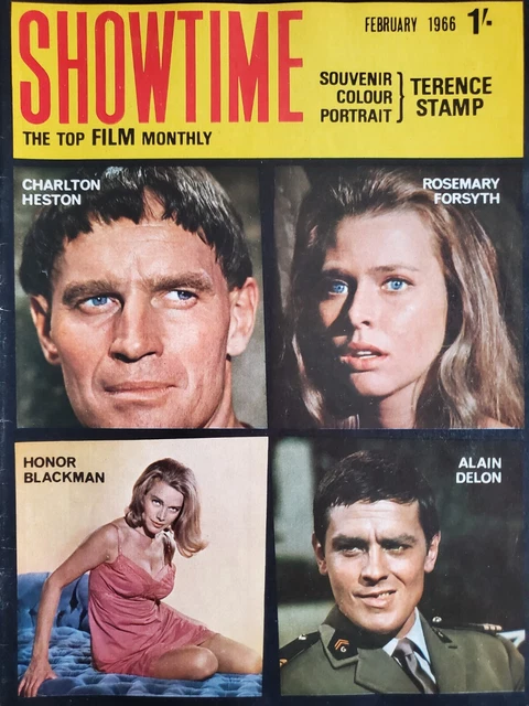 SHOWTIME FEB 1966 Ursula Andress, Terence Stamp, Suzanna Leigh *One ...