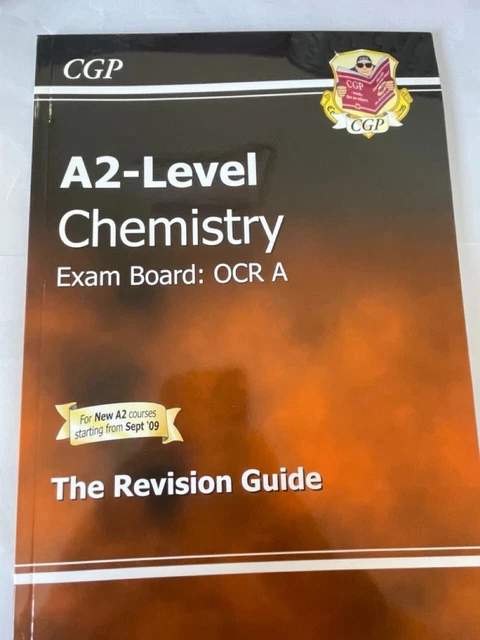 A2-LEVEL CHEMISTRY OCR A Revision Guide (A2 Level Revision Guides) By ...