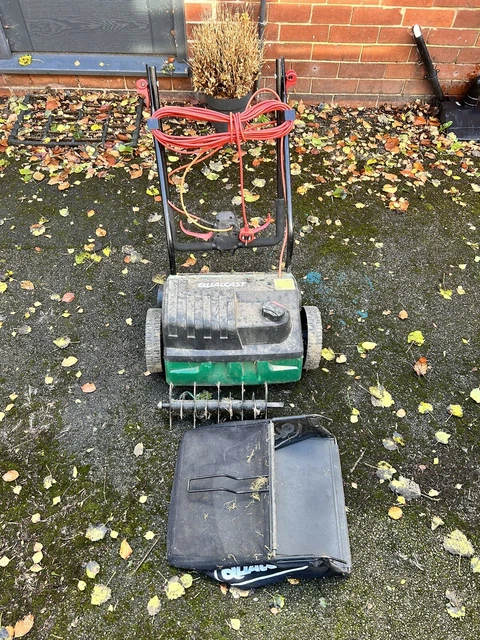 QUALCAST ELECTRIC LAWN rake scarifier £20.00 - PicClick UK