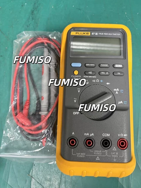 FLUKE MODEL 87 III True RMS Digital Multi-Meter with Leads /Good test ...