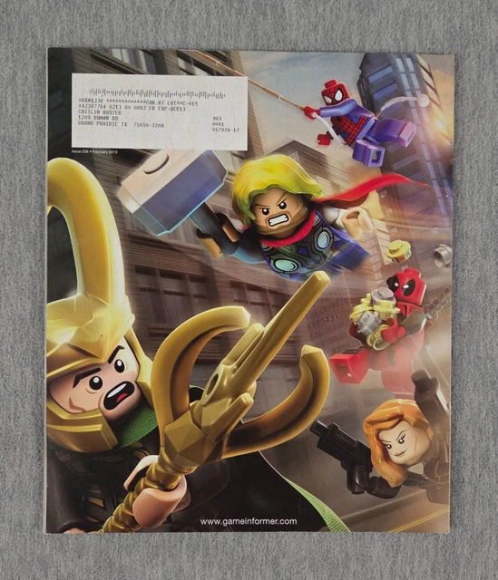 GAME INFORMER MAGAZINE 238 2013 February LEGO Marvel Super-Heroes £2.23 ...