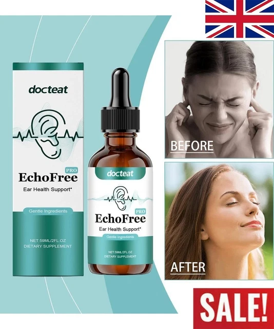 ECHO FREE TINNITUS Drops, EchoFree Tinnitus Relief for Ringing Ears Hot ...