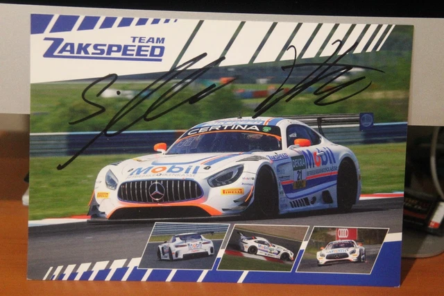 LUCA STOLZ #21 Mobil/Team Zakspeed Mercedes GT3 Signed Driver Card $10. ...