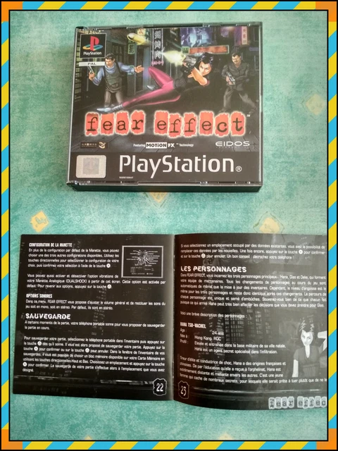FEAR EFFECT (PS1, 2000) - Jeu culte et rare - Très bon état - FR PAL ...