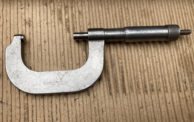 VINTAGE GOODELL-PRATT 1-2” Micrometer. £18.00 - PicClick UK