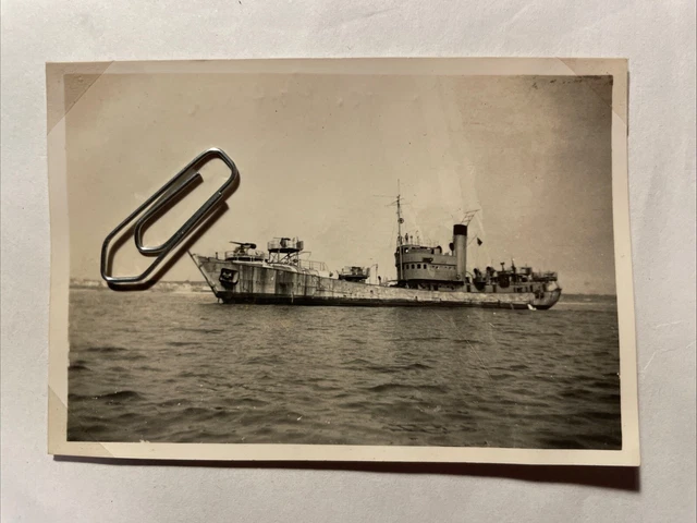 FLOTTILLE KRIEGSSCHIFF KRIEGSMARINE Reichsmarine Original Foto (9x6 ...