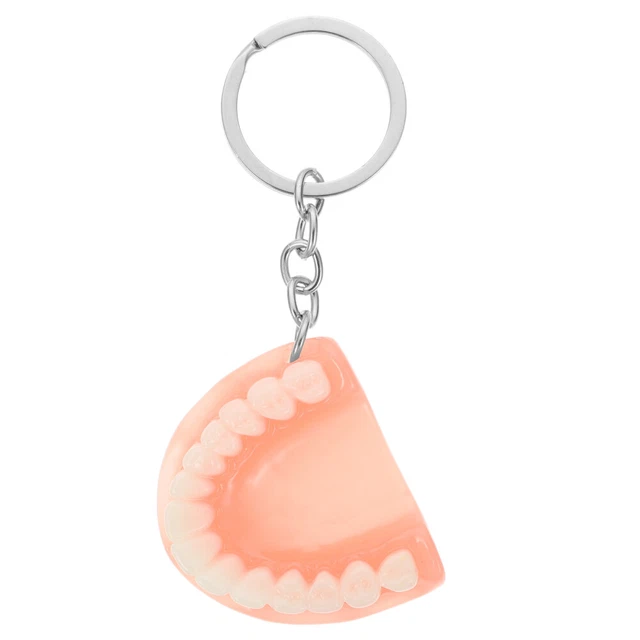 SPOOF KEYCHAIN TOOTHPASTE Fake Dentures Flipper Teeth Man £4.99 ...