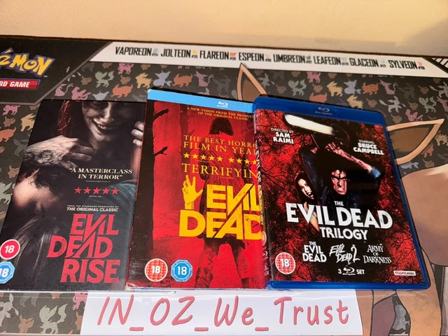 THE EVIL DEAD Trilogy, Reboot & Rise (Blu-ray, 2023, 5-Disc Box Set) £ ...