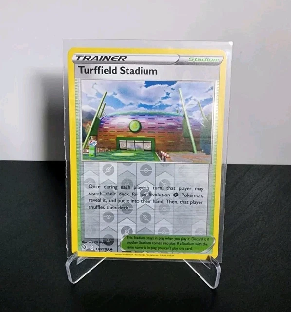 POKÉMON JCG TURFFIELD Stadium Rebel Clash 170/192 Reverse Holo Peu ...