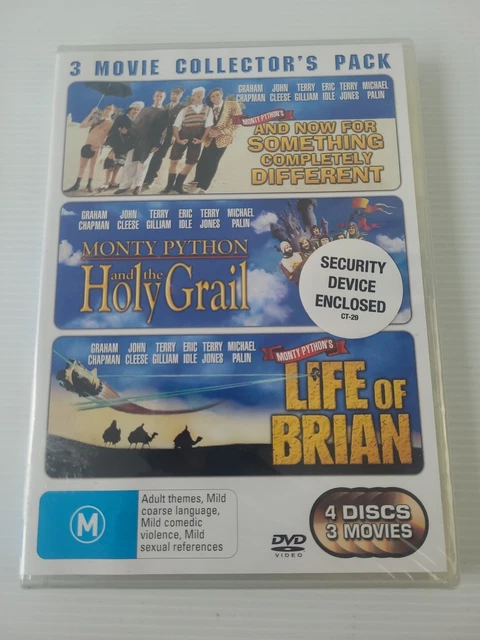 MONTY PYTHON : 3 Movie Collector's Pack DVD Region 4 - New & Sealed (N3 ...