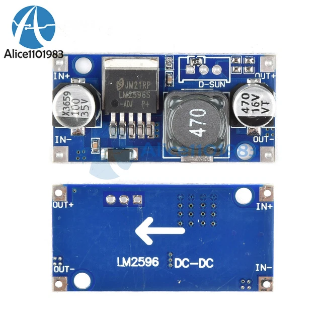 LM2596S DC-DC MODULE d'alimentation abaissé carte régulateur sortie 3A 12/5/3,3V EUR 1,07 ...