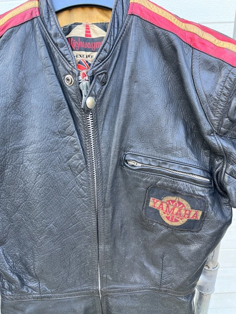 VINTAGE 1960S HIGHWAYMAN Rivetts Champion One Piece Motorcycle Leather ...