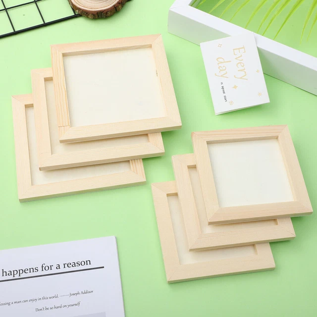 UNFINISHED WOOD PICTURE Frame DIY Kit - Set of 8 High-Quality Frames £15.25 - PicClick UK