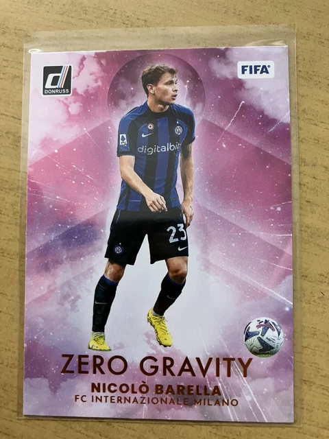 PANINI DONRUSS SOCCER 2022-23 Nicolo Barella Inter Milan Zero Gravity ...