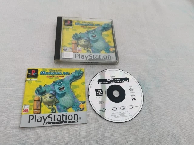DISNEY PIXAR MONSTERS Inc PLATINUM PS1 PAL COMPLETE $9.71 - PicClick AU