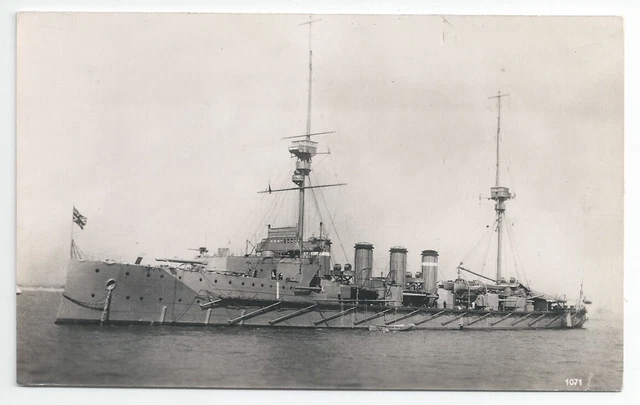 HMS MINOTAUR MINOTAUR class Armoured Cruiser Royal Navy PC-size RP Card ...