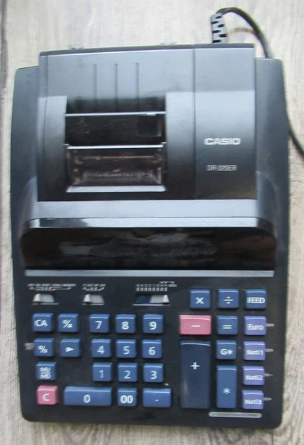 CASIO DR-320ER CALCULATRICE imprimante EUR 29,00 - PicClick FR