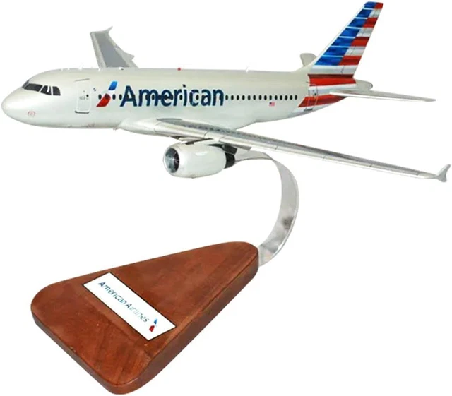 AMERICAN AIRLINES AIRBUS A319-100 Desk Top Display Jet Model 1/100 SC ...