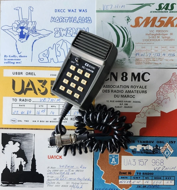 VINTAGE CB RADIO, Icom-Ic Hm8 Hand Held Microphone-Not Tested. $65.00 ...