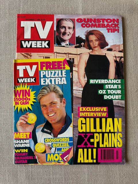 VINTAGE TELEVISION - "Australian TV Week" Dec 1996 Savage Garden ...