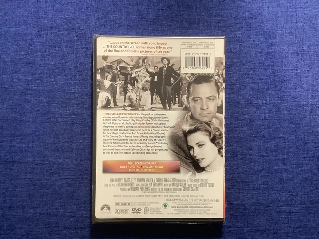 THE COUNTRY GIRL (DVD, 2004) Bing Crosby Grace Kelly - Brand New Sealed ...