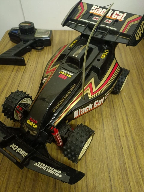 NIKKO BLACK CAT 4WD Radio Control Car RDC-14220 £24.99 - PicClick UK