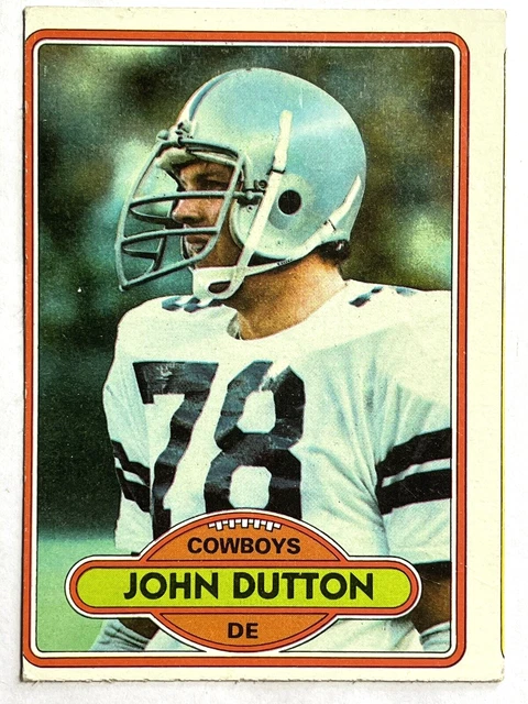 JOHN DUTTON DALLAS Cowboys, Colts 1980 Topps Football Card #134 EUR 0 ...