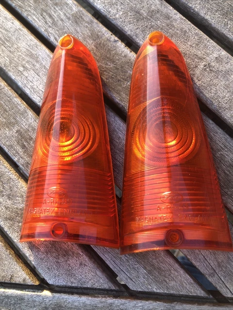 FORD ANGLIA 105E Rear Indicator Light Lens Saloon Deluxe Super Magnatex ...